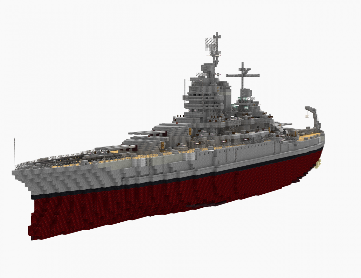 USS New Mexico (1:1 scale) Minecraft Map