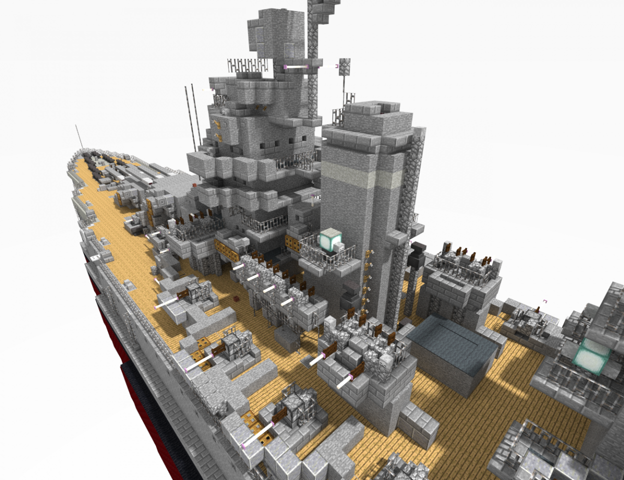 USS New Mexico (1:1 scale) Minecraft Map