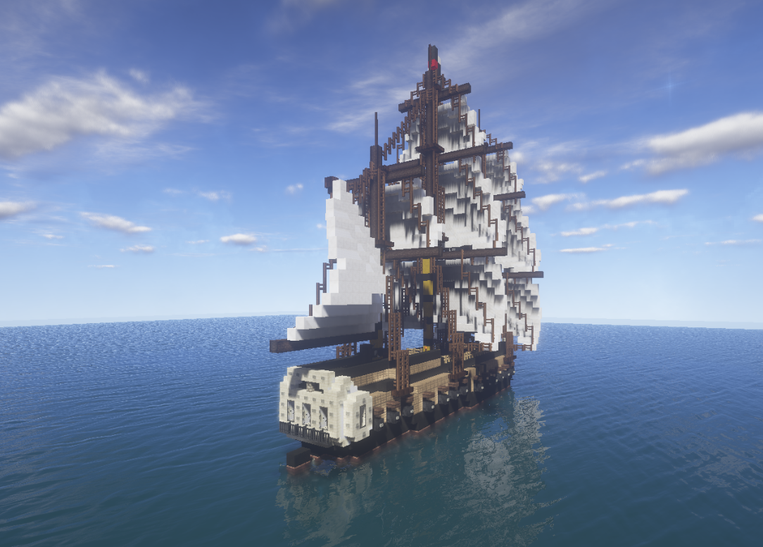 Light Pirate Frigate Minecraft Map
