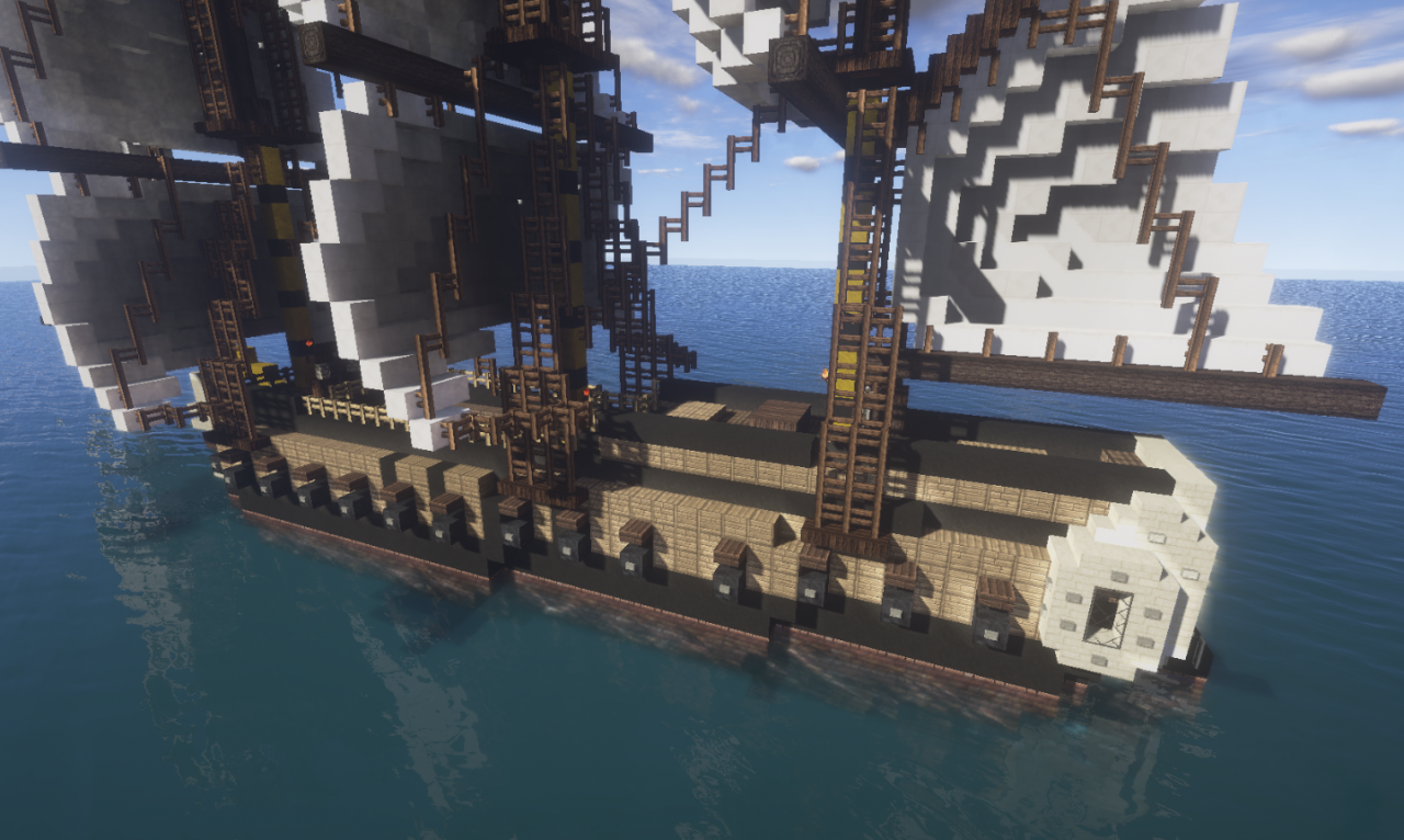 Light Pirate Frigate Minecraft Map