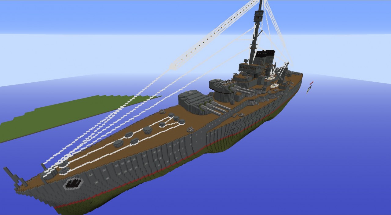Biggest Redstone Warship of all Times + Download Minecraft Map