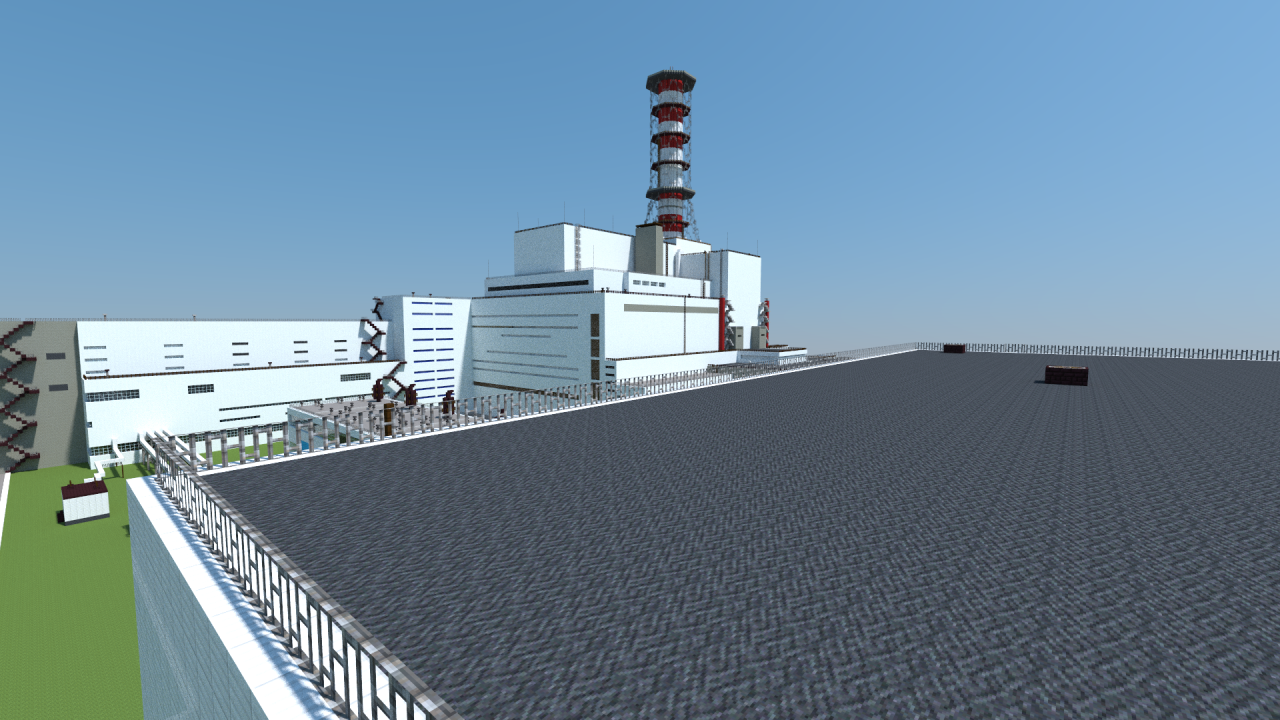 Nuclear power plant Minecraft Map