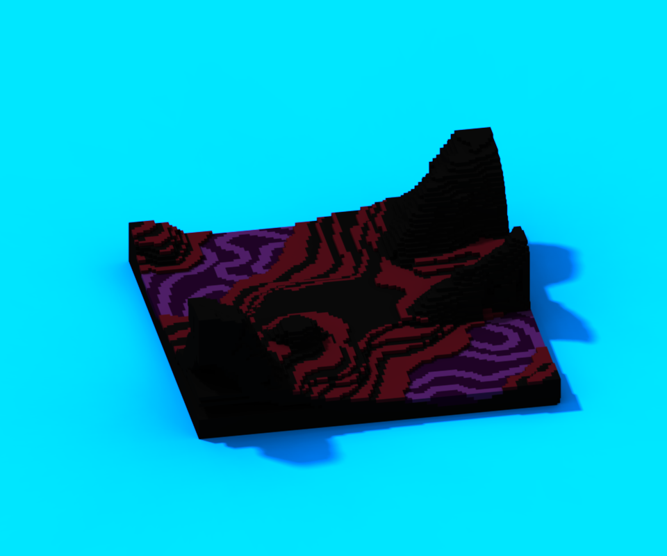 Landscaping With Midnight 100 x 100 Minecraft Map