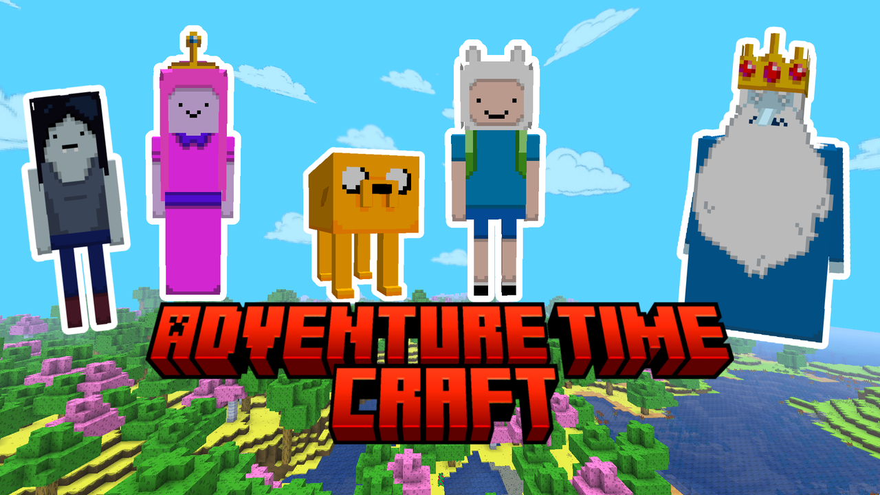 Adventure Time Craft Texture Pack 1.21.8 | Optifine/EMF Minecraft ...