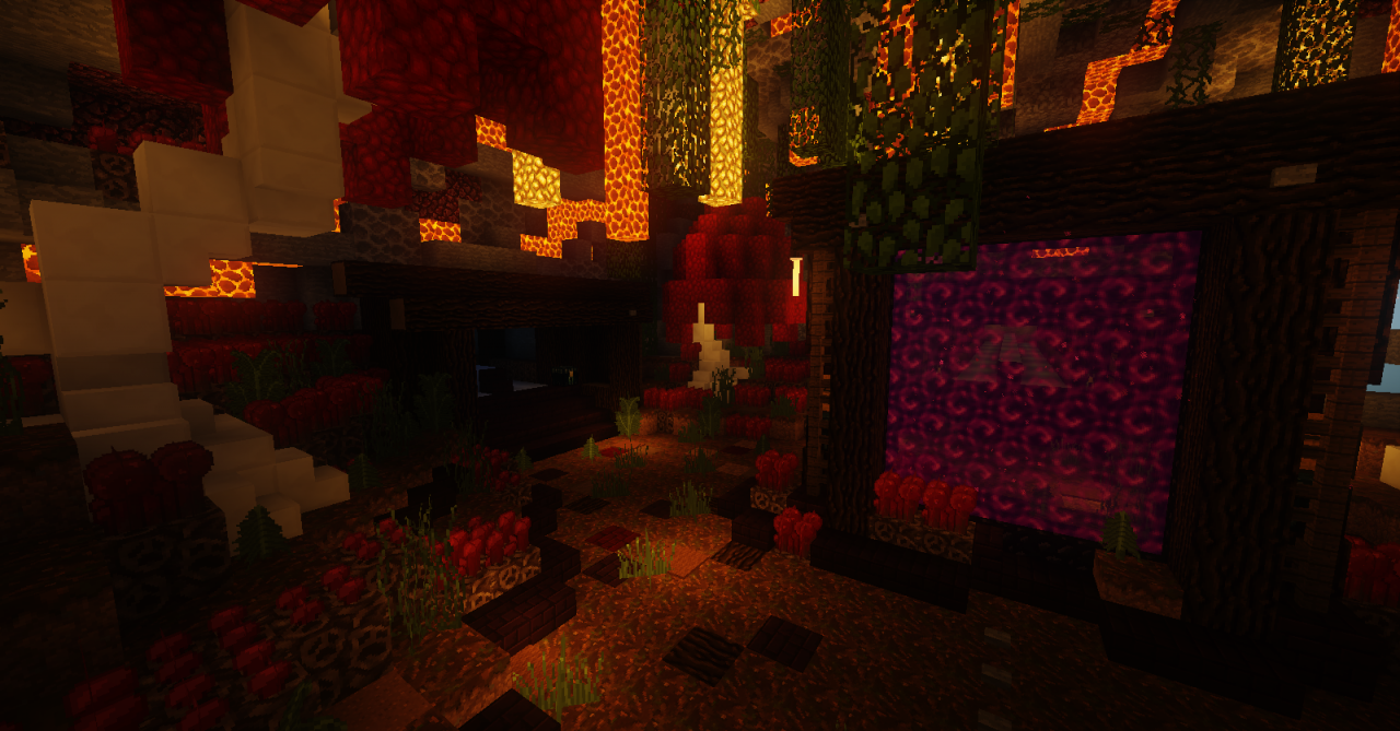 Nether Hub build! Minecraft Map