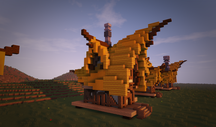 Village Huts Bundle Minecraft Map