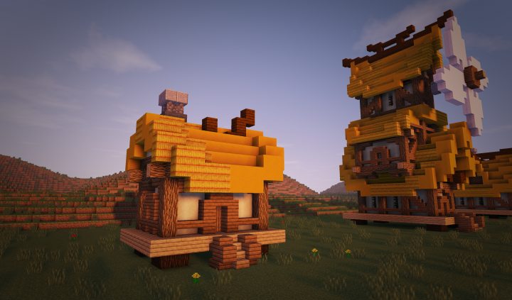 Village Huts Bundle Minecraft Map