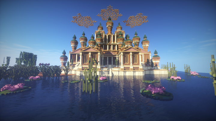 Spawn ¤Evoria¤ Megabuild By Smaqi Production [DOWNLOAD] Minecraft Map