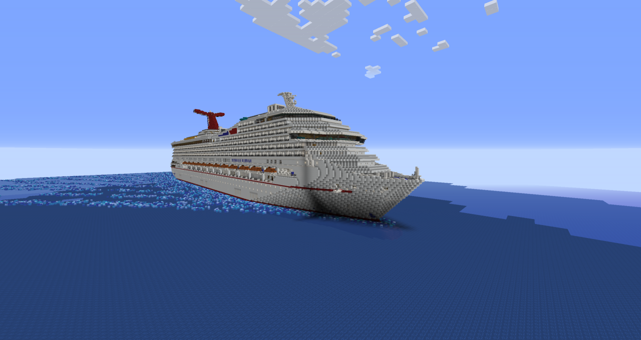 Minecraft Carnival Cruise Ship