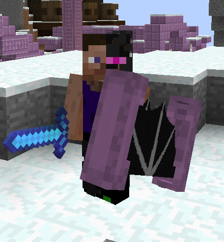 3D End Shield Minecraft Texture Pack