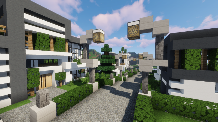 Modern Town Minecraft Map