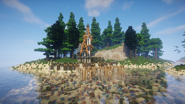 Fantasy Elven city-Teaser Minecraft Map