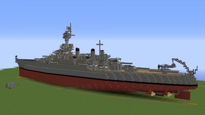USS Maryland BB-46 Minecraft Map