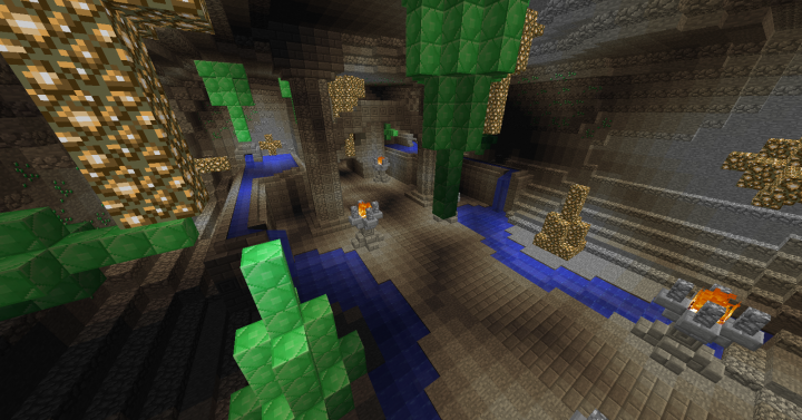 Silverfish Caverns Minecraft Map