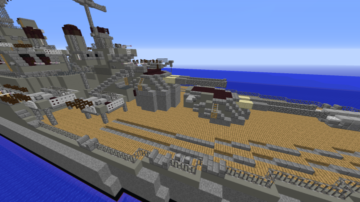 USS Maryland BB-46 Minecraft Map