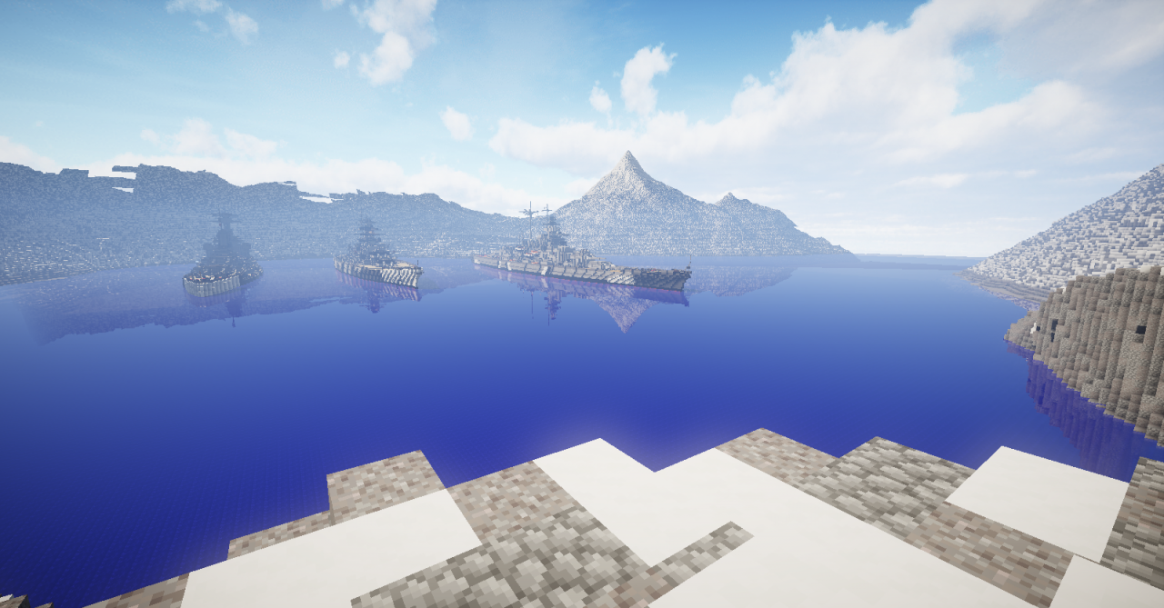 KMS Bismarck Minecraft Map