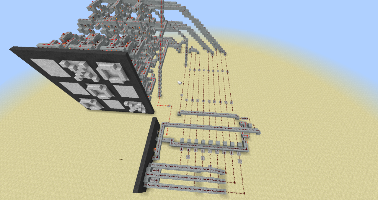 Redstone Tic-Tac-Toe Minecraft Map