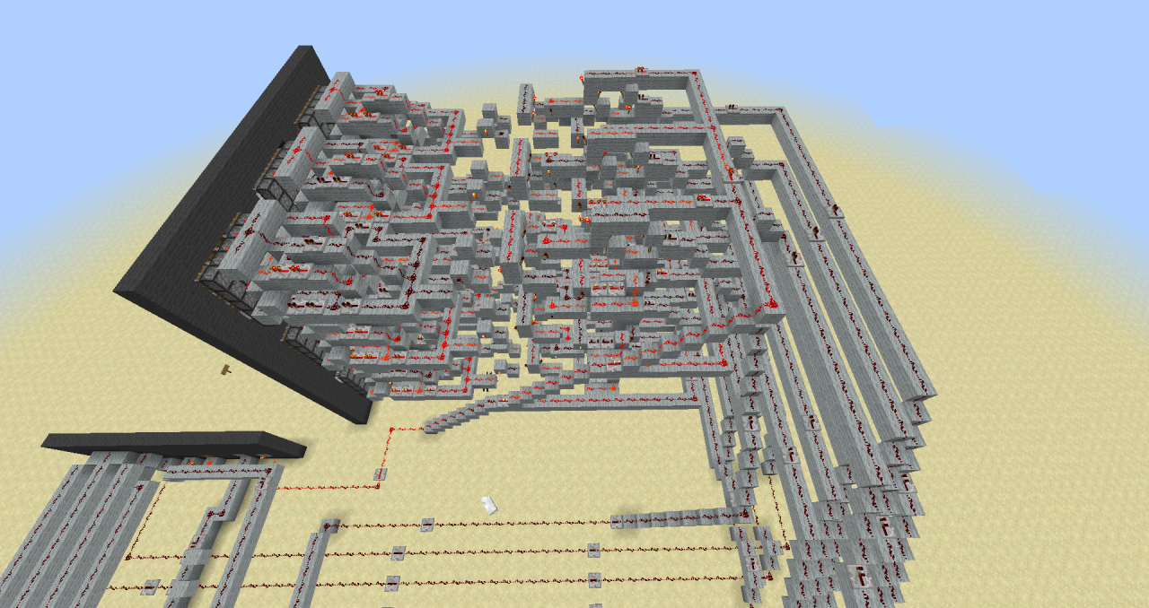 Redstone Tic-Tac-Toe Minecraft Map