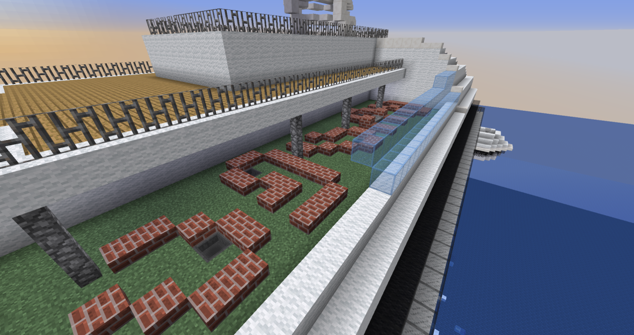 Carnival Triumph 1:1 Scale Recreation (Exterior Only) Minecraft Map