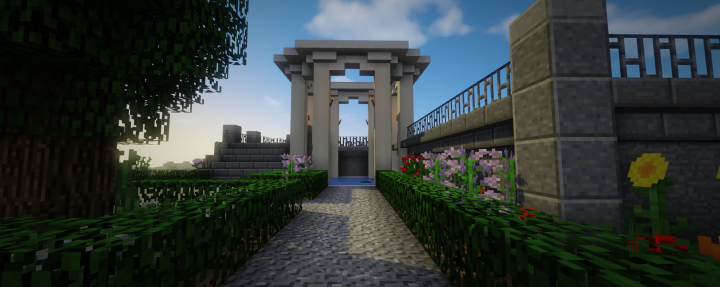Ancient roman survival Villa Minecraft Map