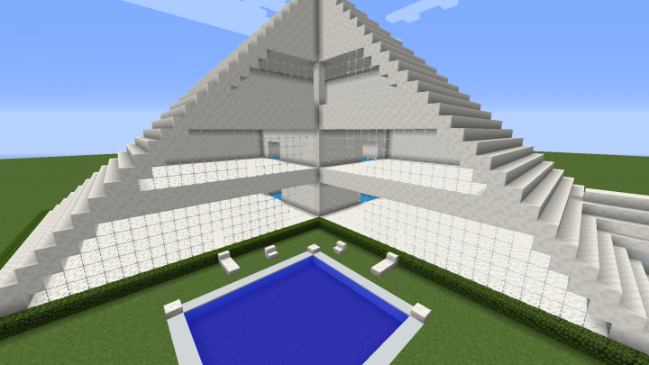 Modern Pyramid House! Minecraft Map