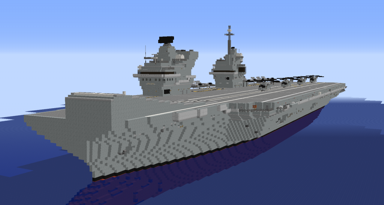 HMS Queen Elizabeth | 1:1 Minecraft Map