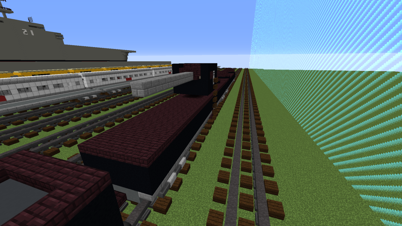 Armoured Train using R 711(seam engine) Minecraft Map