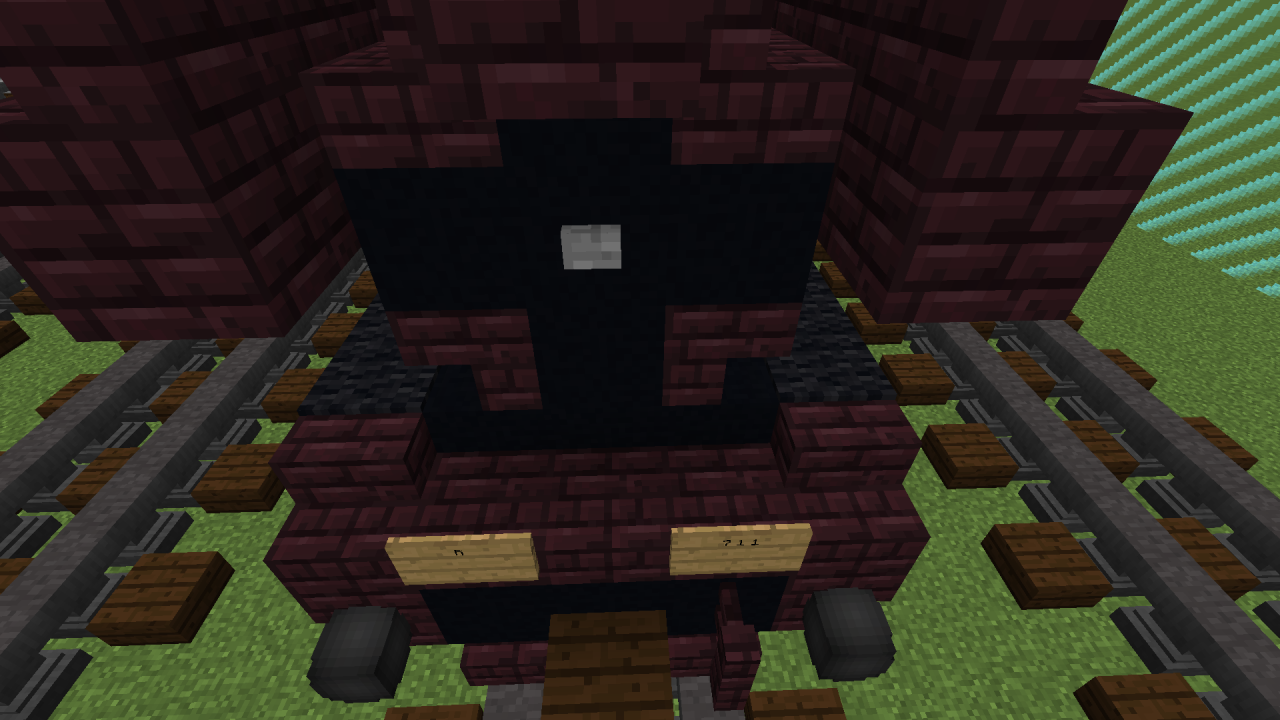 Armoured Train using R 711(seam engine) Minecraft Map