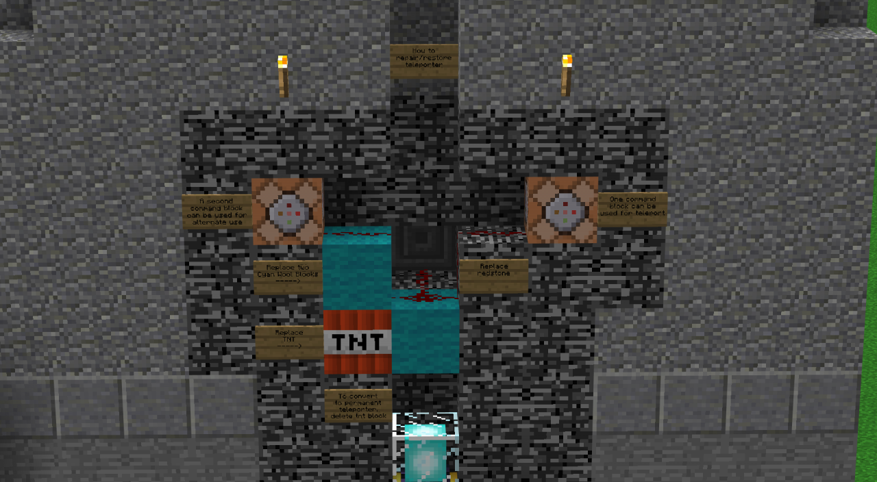 One-Time Teleporter Minecraft Map