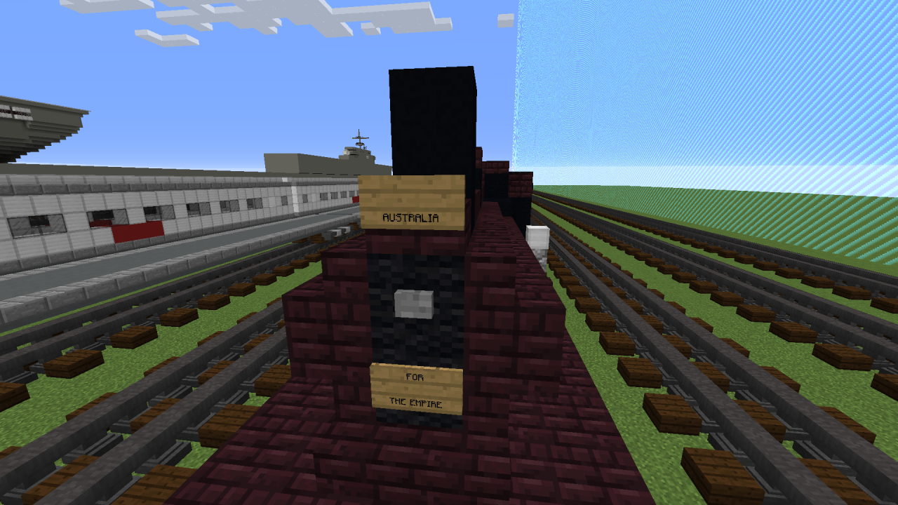 Victorian Railways troop train(WW1) Minecraft Map