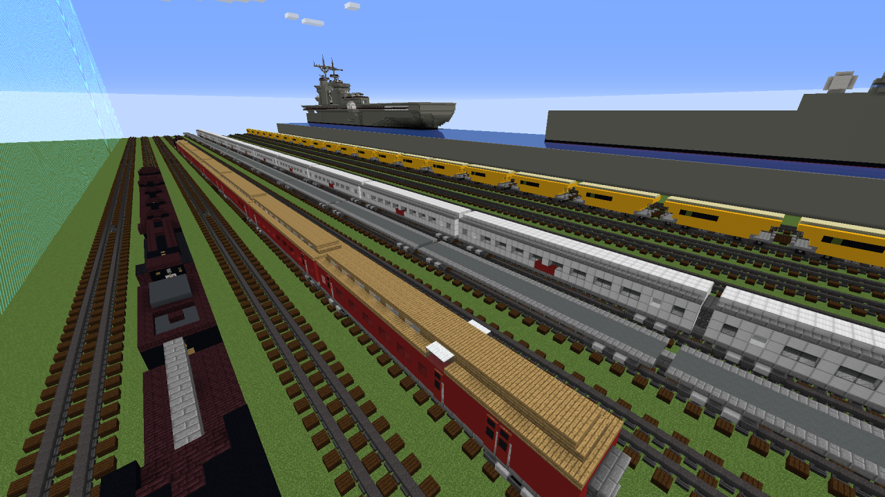 Victorian Railways troop train(WW1) Minecraft Map