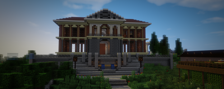 Ancient roman survival Villa Minecraft Map