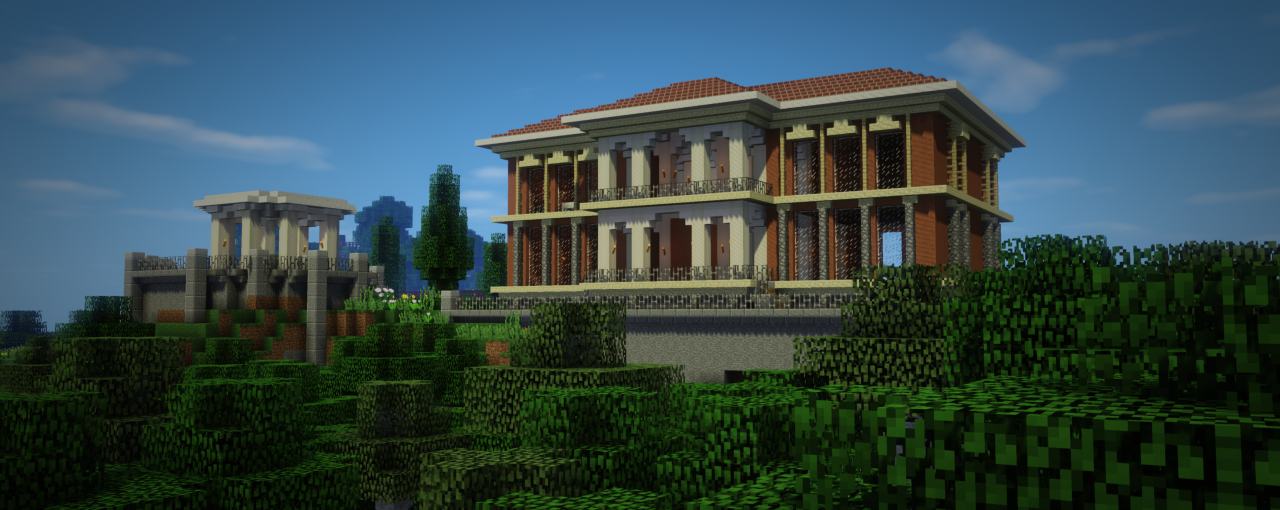 Ancient roman survival Villa Minecraft Map