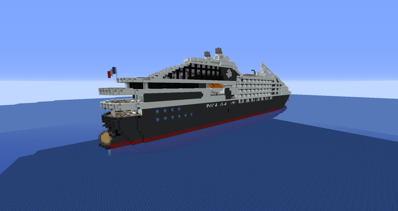 French Cruise Ship | Le Boreal Minecraft Map