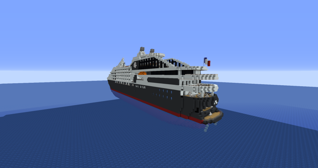 French Cruise Ship | Le Boreal Minecraft Map