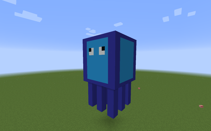Huge Squid (3D Art) Minecraft Map