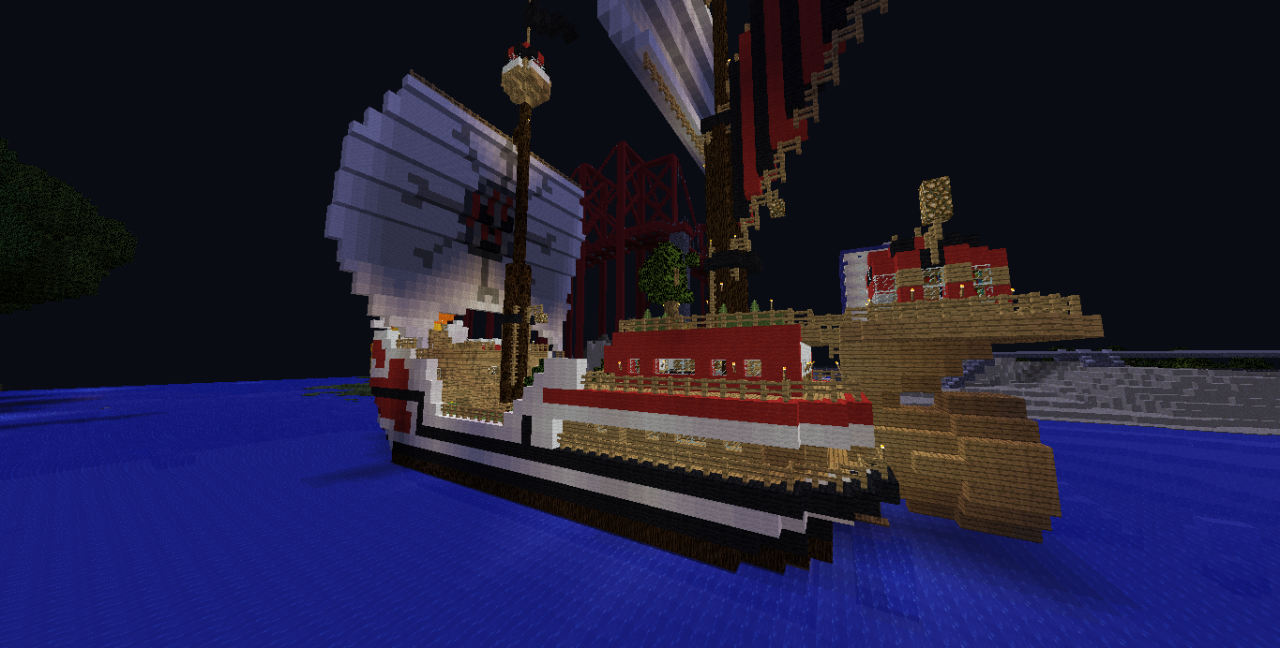 Lyffy´s Ship From One Piece Minecraft Map