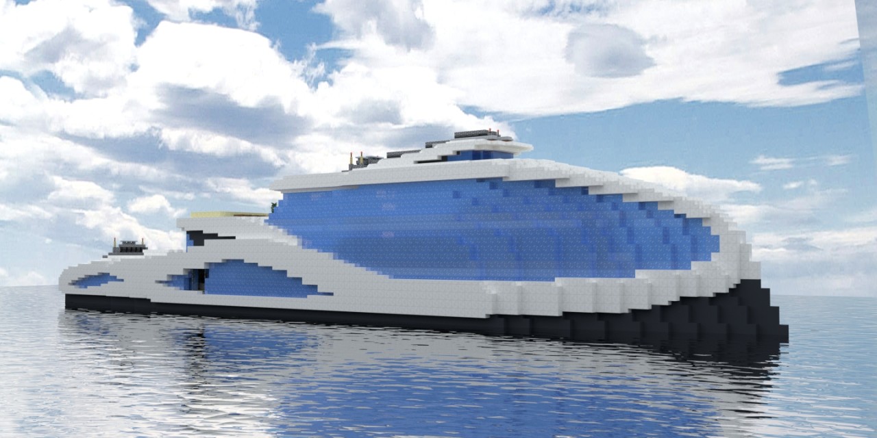 Superyacht "Blue Wind" Minecraft Map