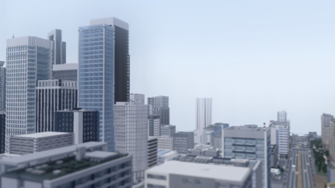 [BE 1.9] BLUE CITY Minecraft Map