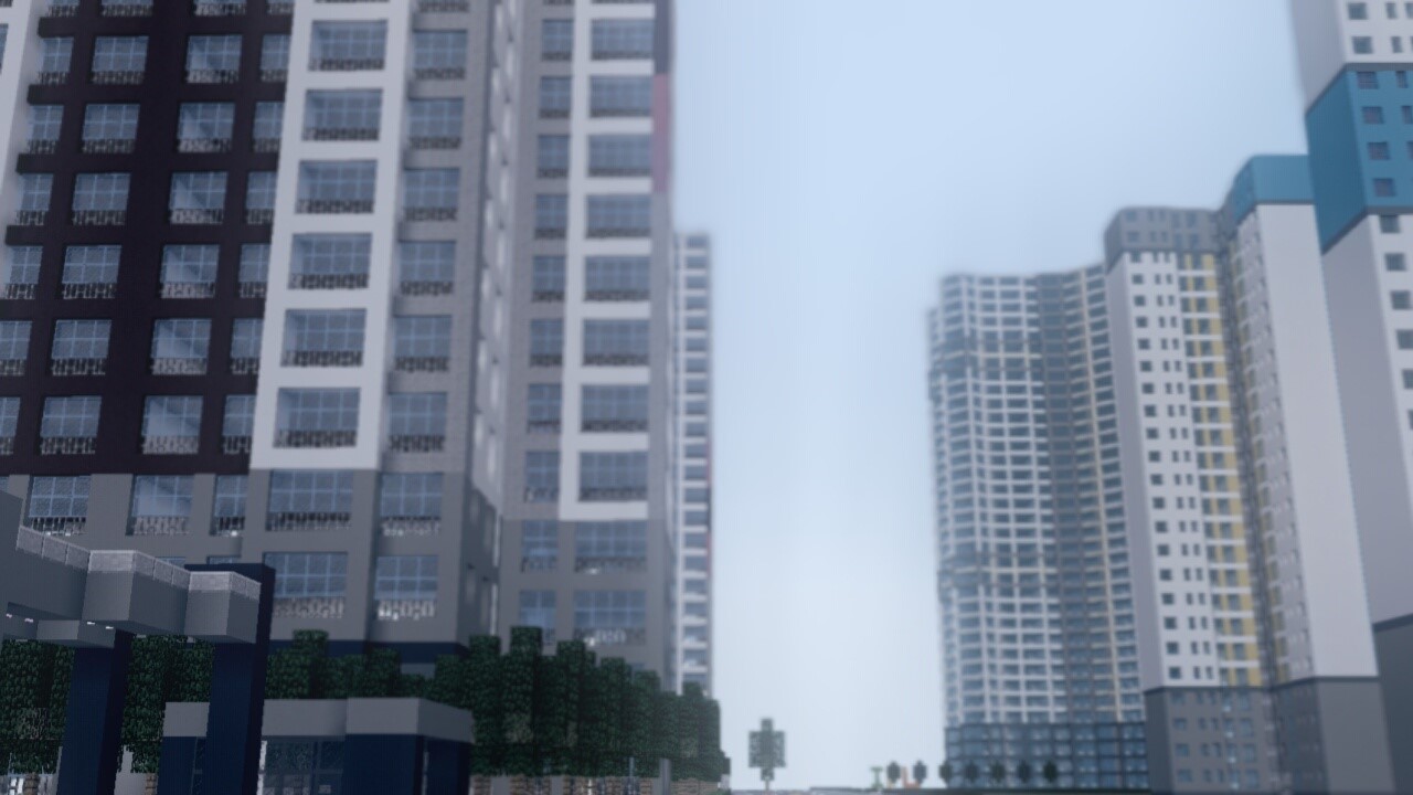 [BE 1.9] BLUE CITY Minecraft Map