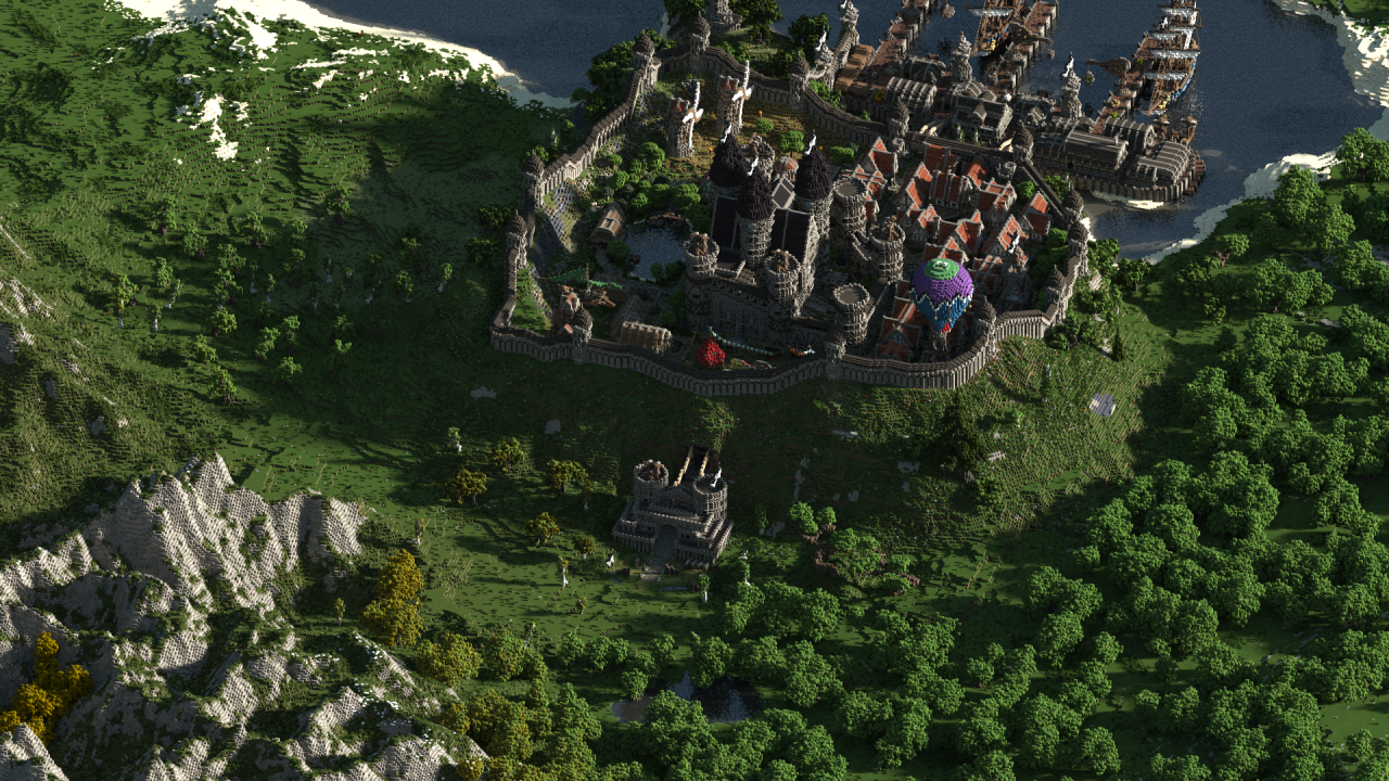 Medieval-Fantasy Spawn/High quality Minecraft Map