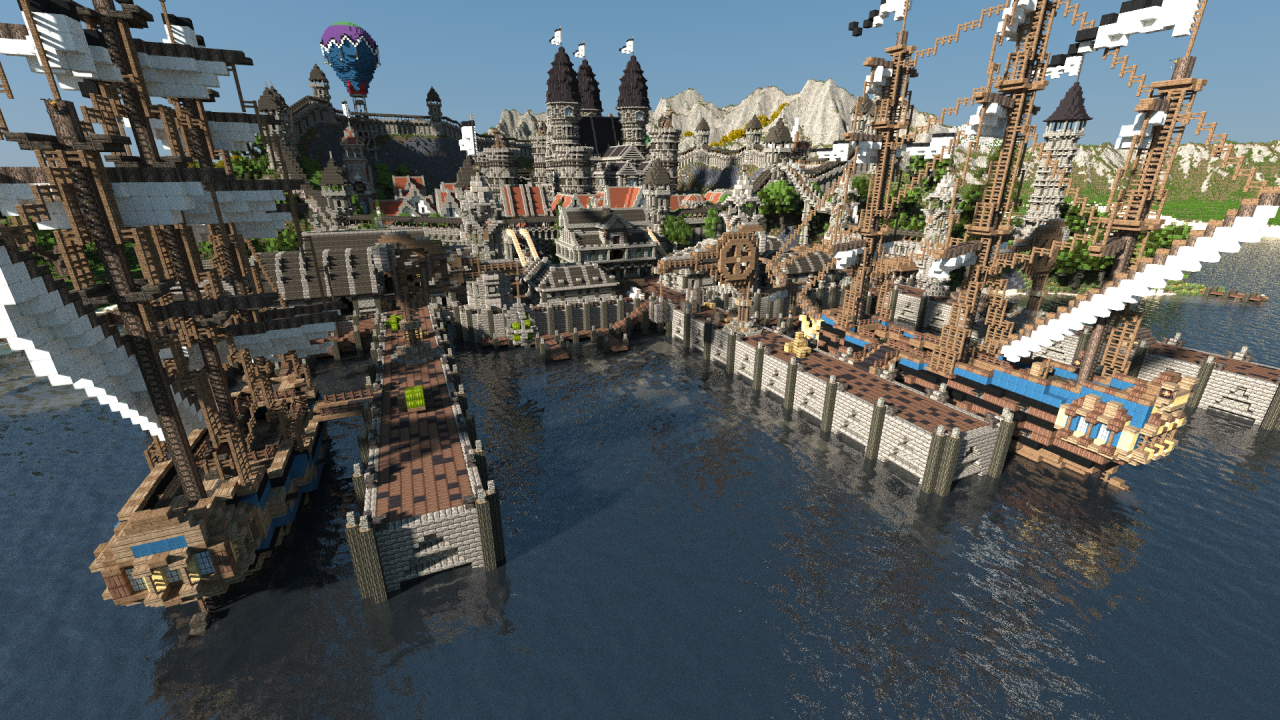 Medieval-Fantasy Spawn/High quality Minecraft Map