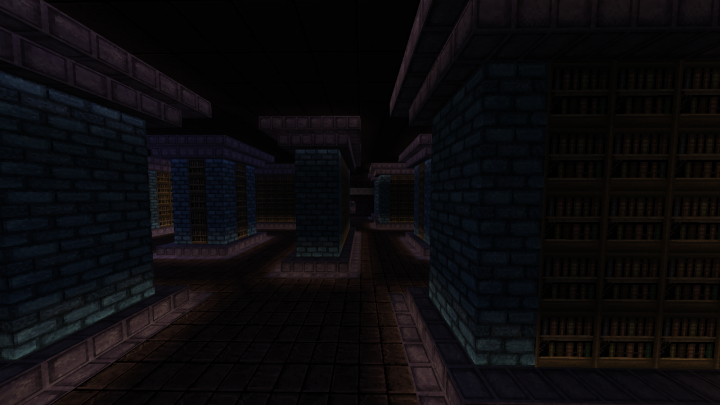 Library of Lunaloft Minecraft Map