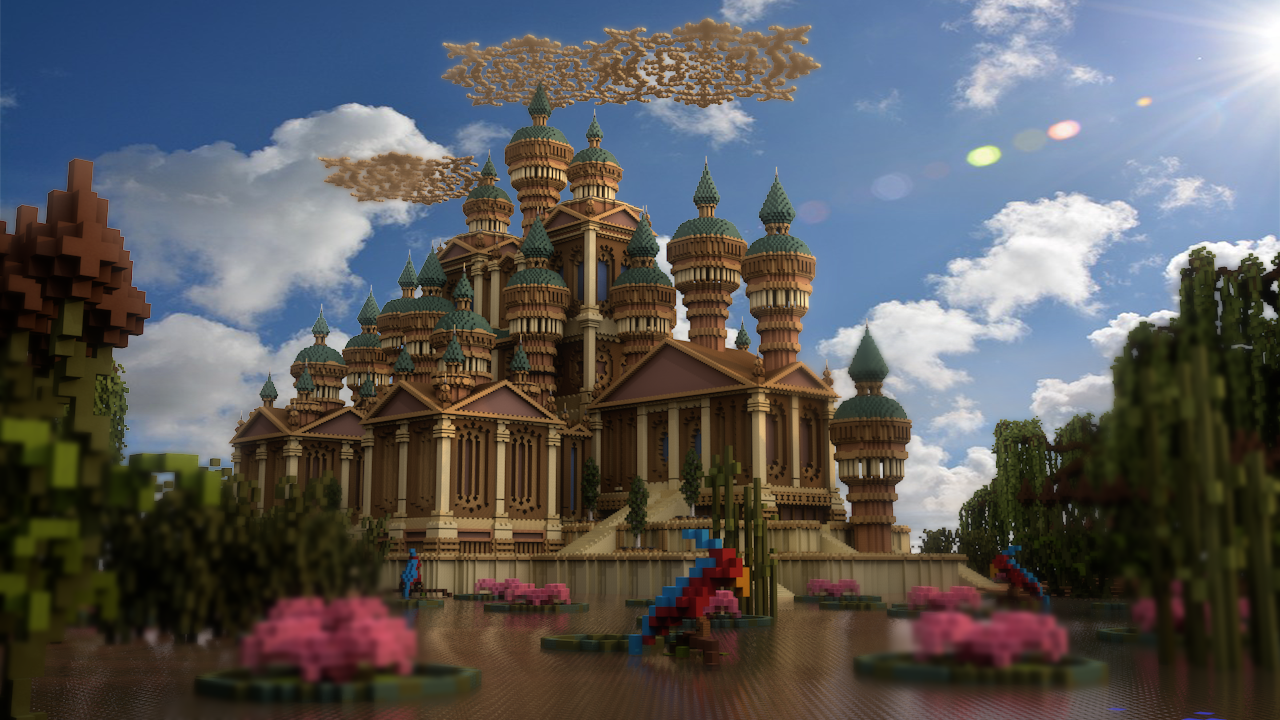 Spawn ¤Evoria¤ Megabuild By Smaqi Production [DOWNLOAD] Minecraft Map