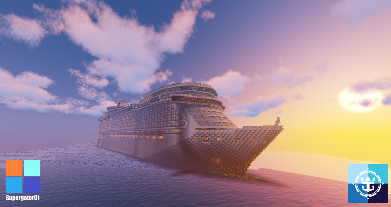 Liberty of the Seas Cruise Ship - 1:1 Scale Replica - Full Interior (1. ...