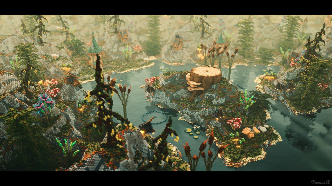 Nature Hub Minecraft Map