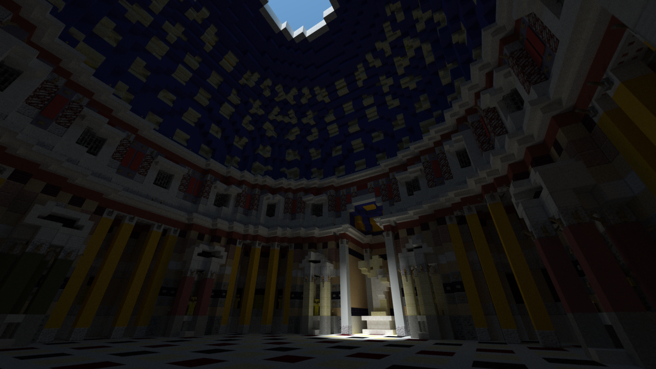 Roman Pantheon w Baths of Agrippa Minecraft Map
