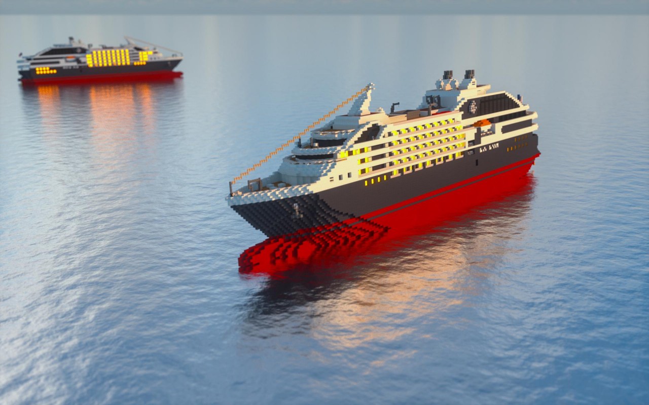 French Cruise Ship | Le Boreal Minecraft Map