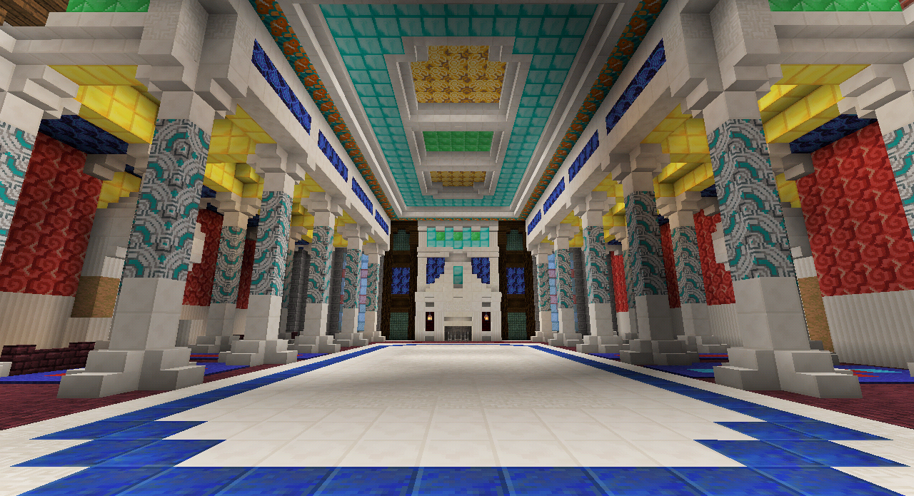 - Grand Throne Hall - MİNECRAFT (Taht Salonu) Minecraft Map