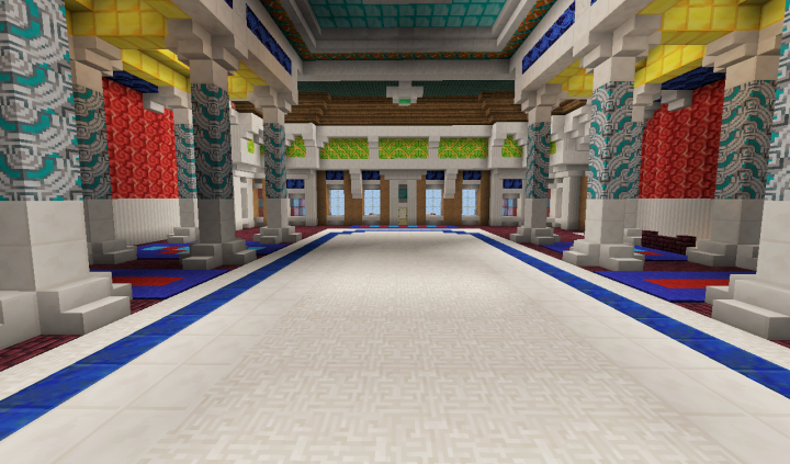 - Grand Throne Hall - MİNECRAFT (Taht Salonu) Minecraft Map